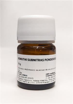 Bismuthi subnitras ponderosus | Fagron a.s.
