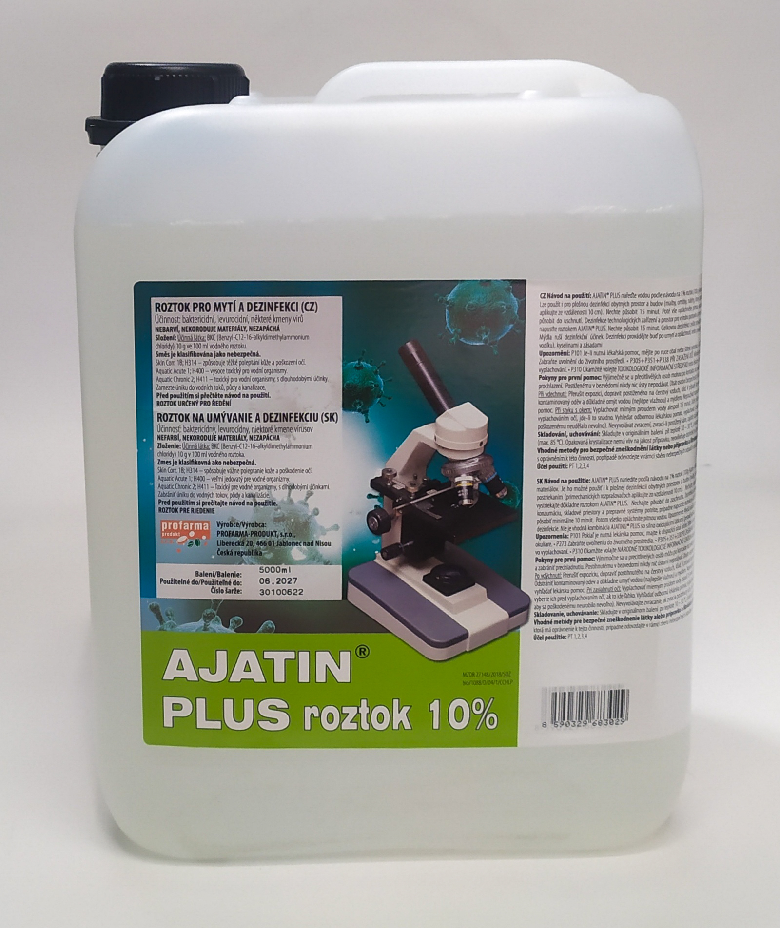 Ajatin plus roztok 10% | Fagron a.s.