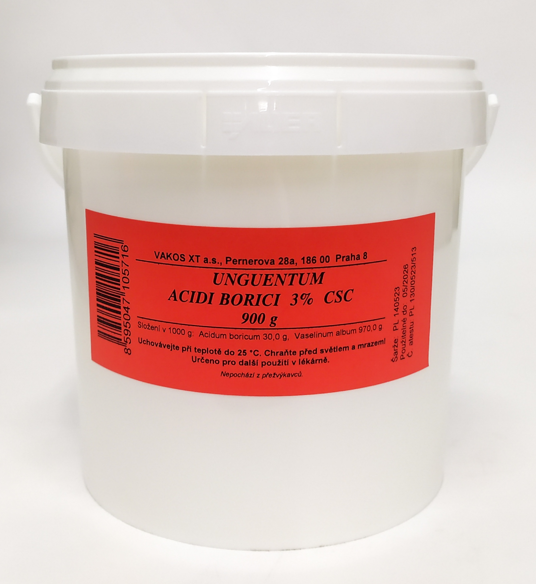 Unguentum acidi borici 3% ung.1x900g CSC | Fagron a.s.