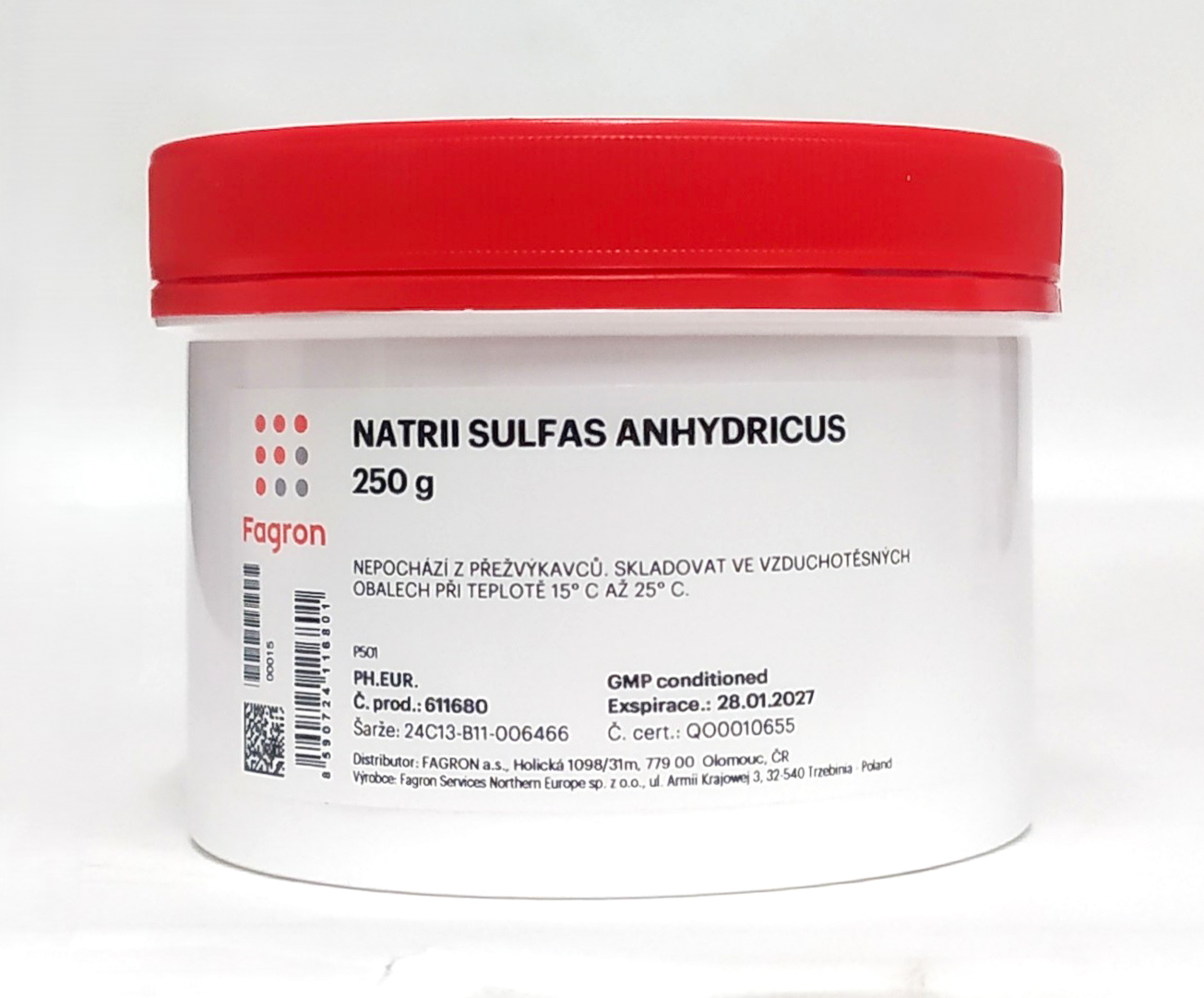 Natrii sulfas anhydricus | Fagron a.s.