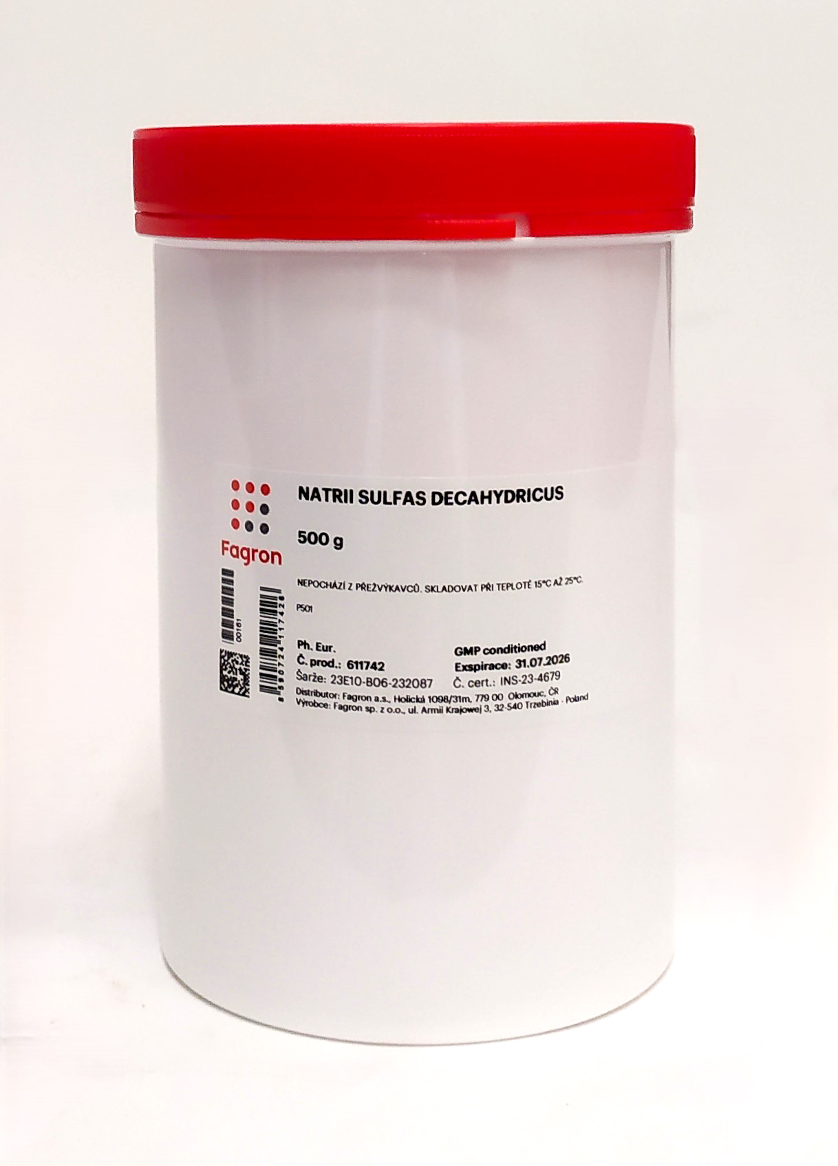 Natrii sulfas decahydricus | Fagron a.s.