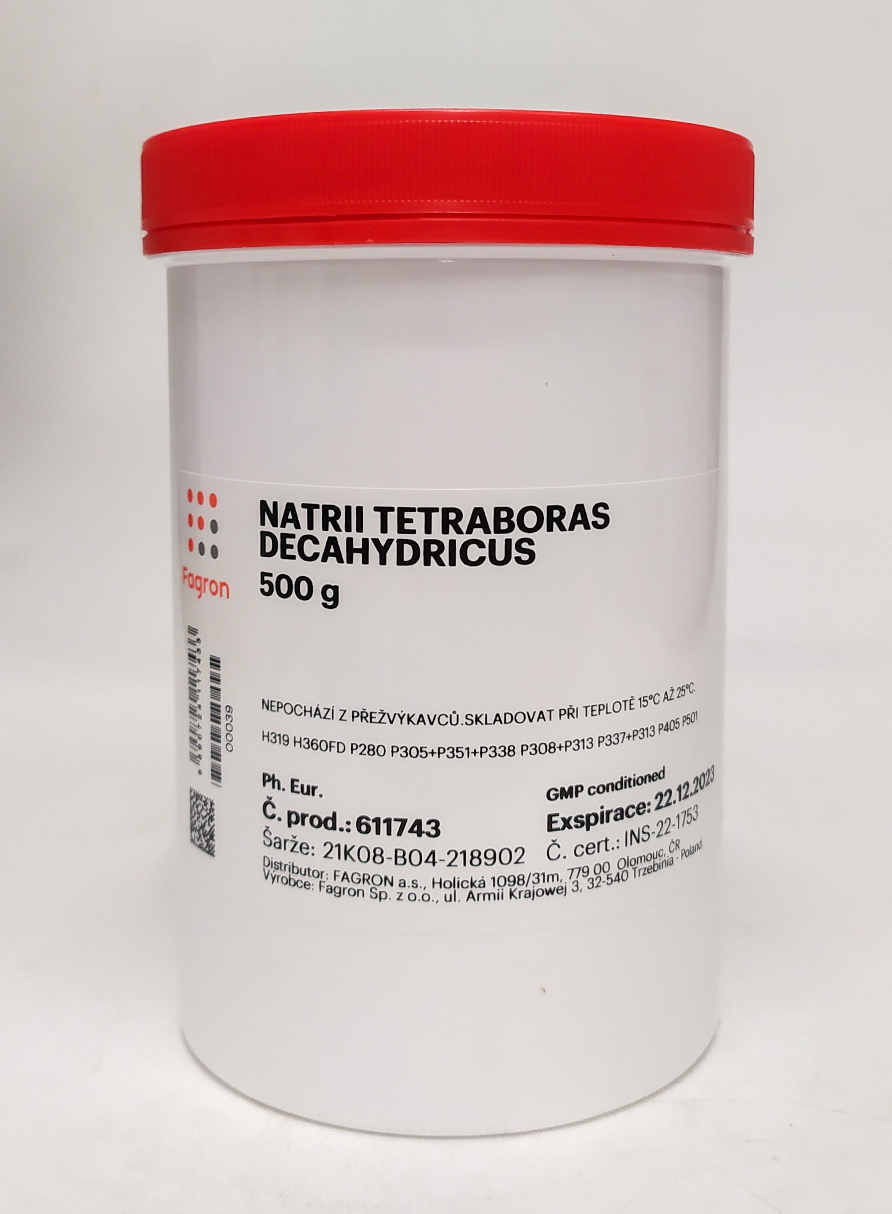 Natrii tetraboras decahydricus | Fagron a.s.