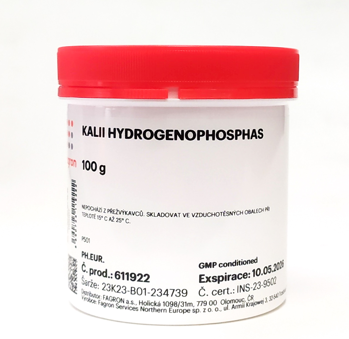 Kalii hydrogenophosphas | Fagron a.s.