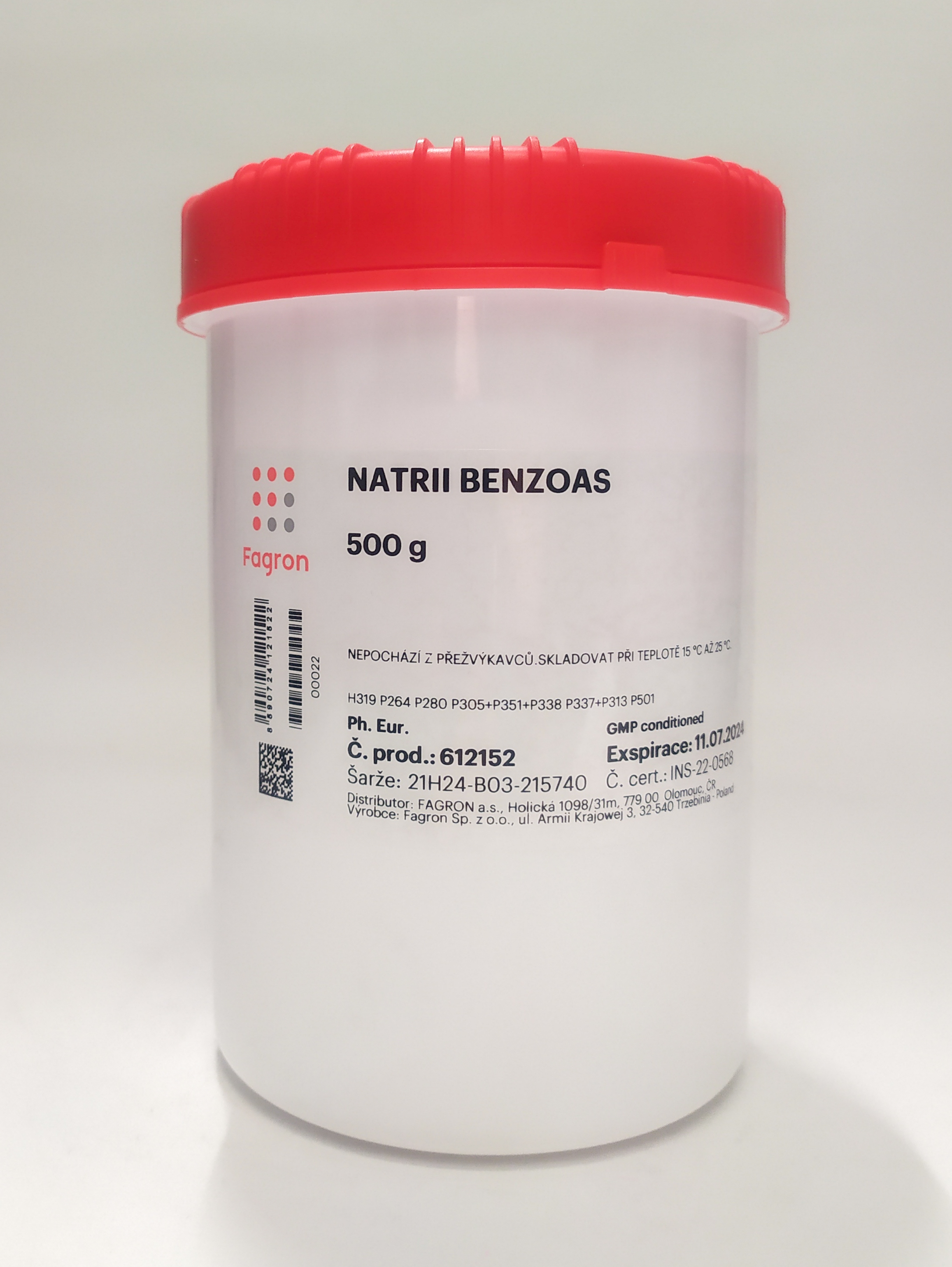 Natrii benzoas | Fagron a.s.
