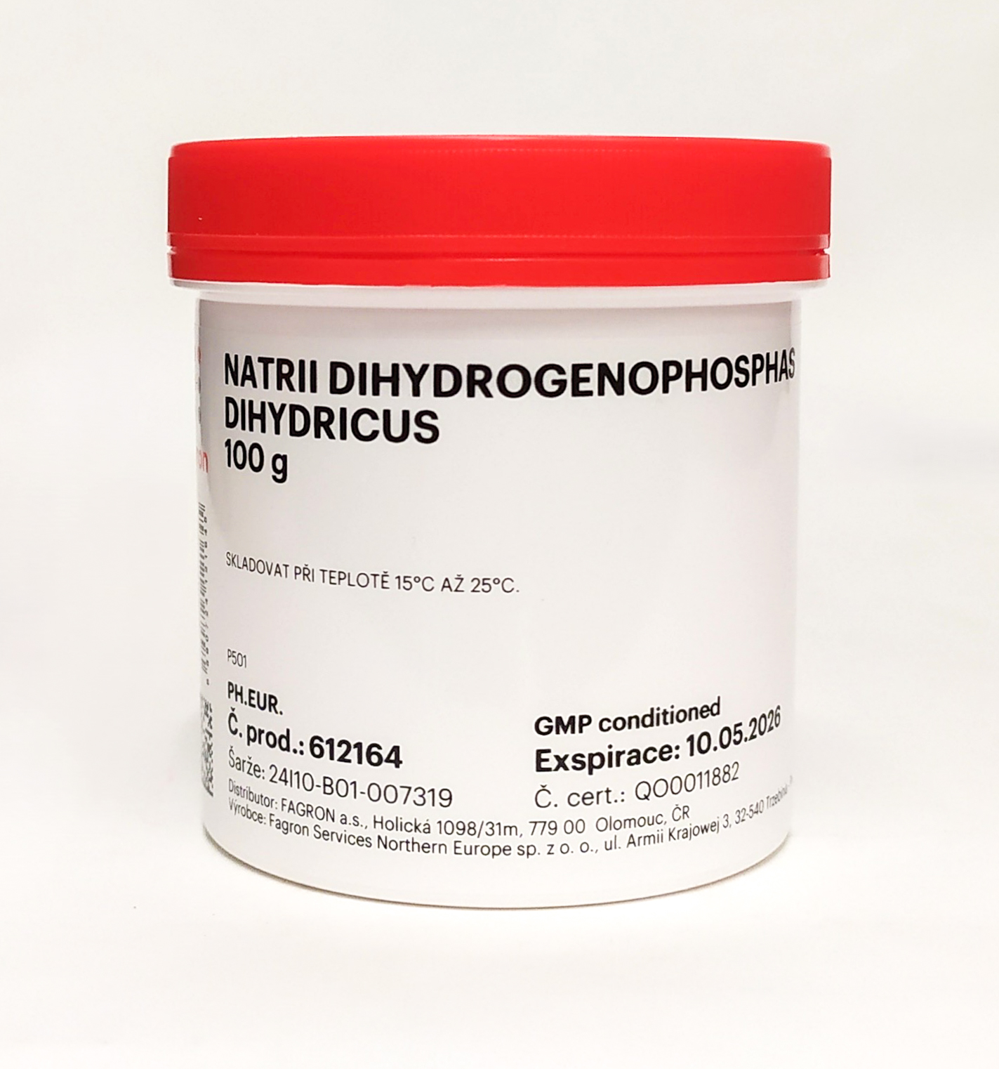 Natrii dihydrogenophosphas dihydricus | Fagron a.s.