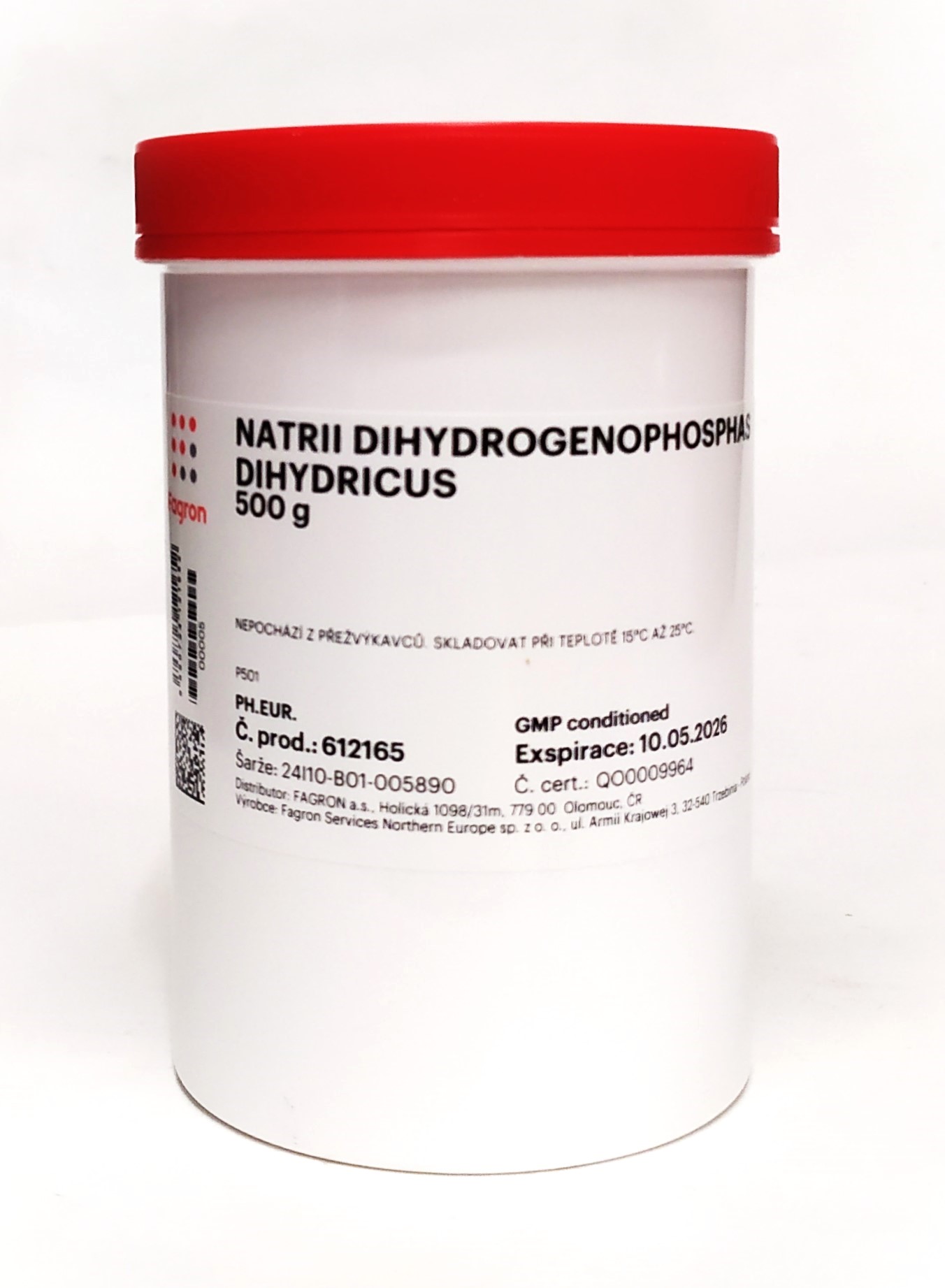 Natrii dihydrogenophosphas dihydricus | Fagron a.s.