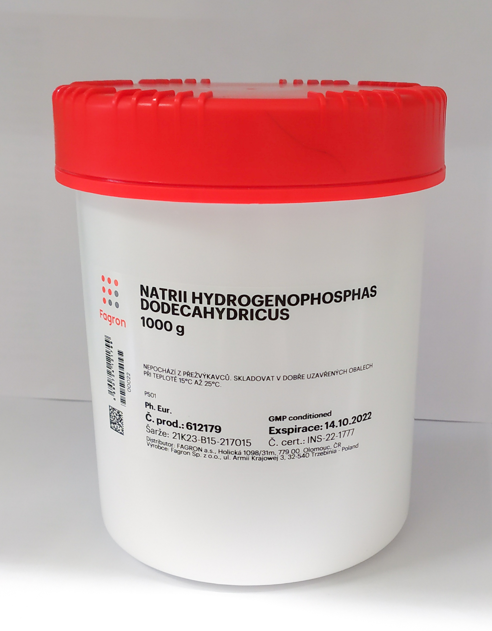 Natrii hydrogenophosphas dodecahydricus | Fagron a.s.