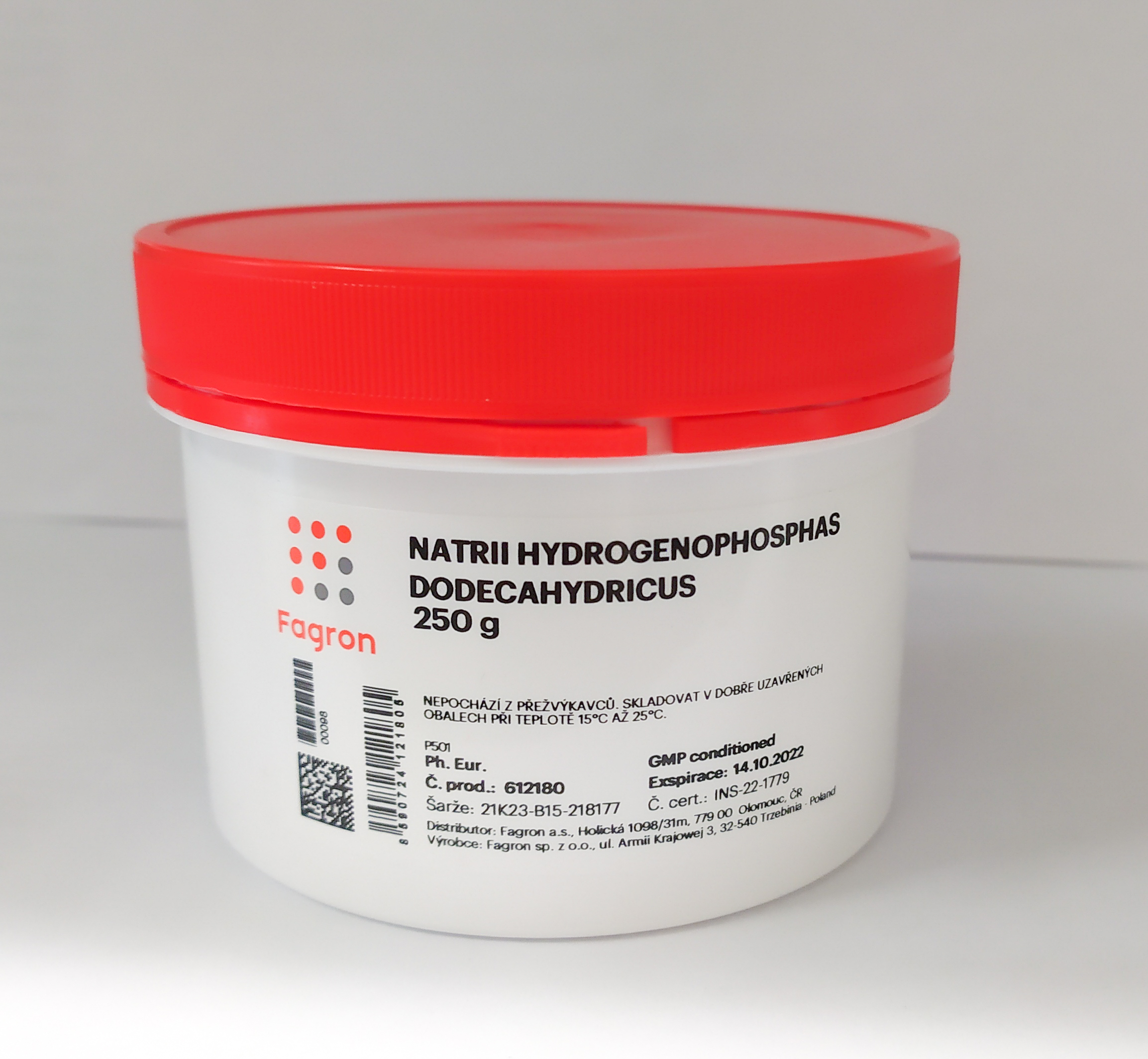 Natrii hydrogenophosphas dodecahydricus | Fagron a.s.
