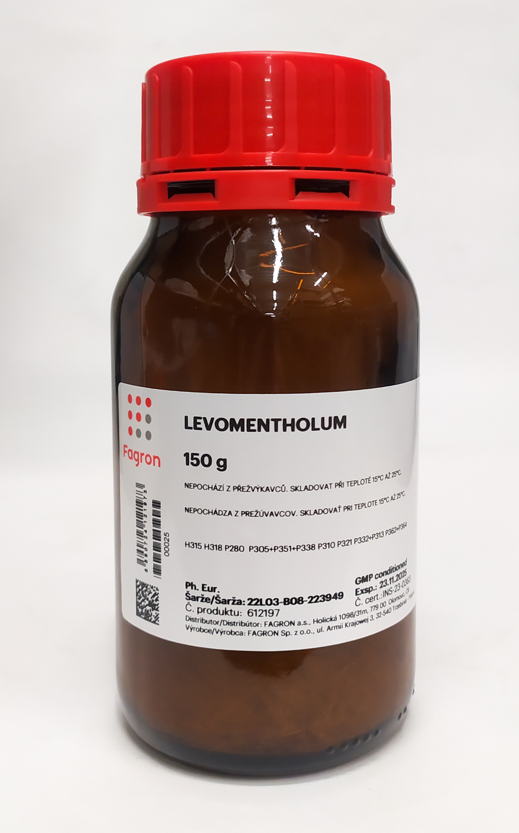 Levomentholum | Fagron a.s.