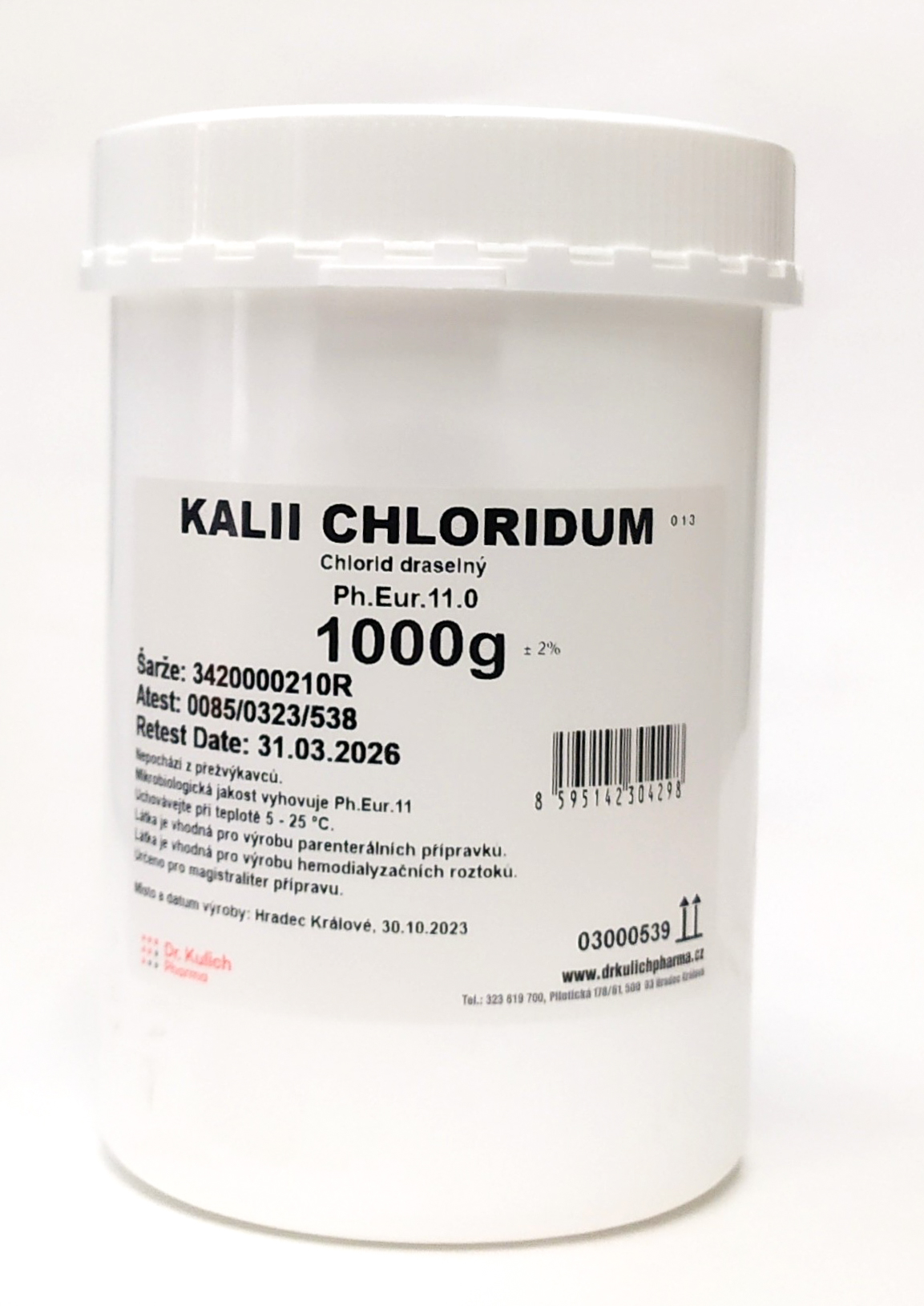 Kalii chloridum | Fagron a.s.