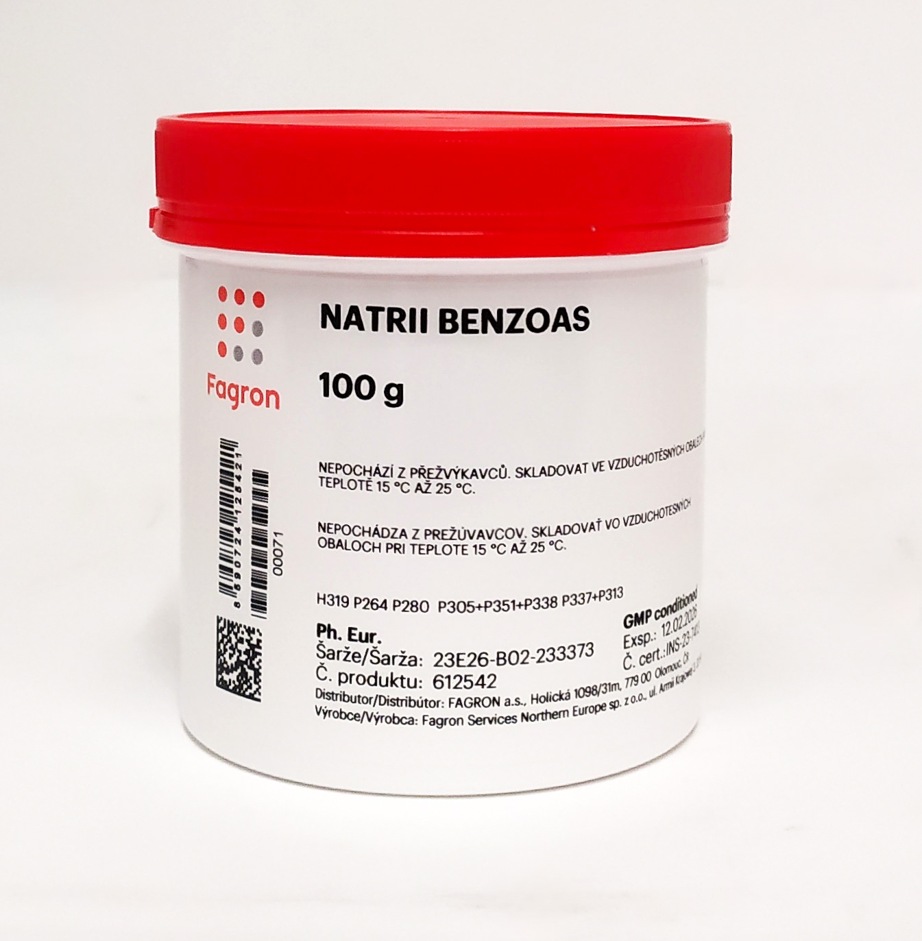 Natrii benzoas | Fagron a.s.