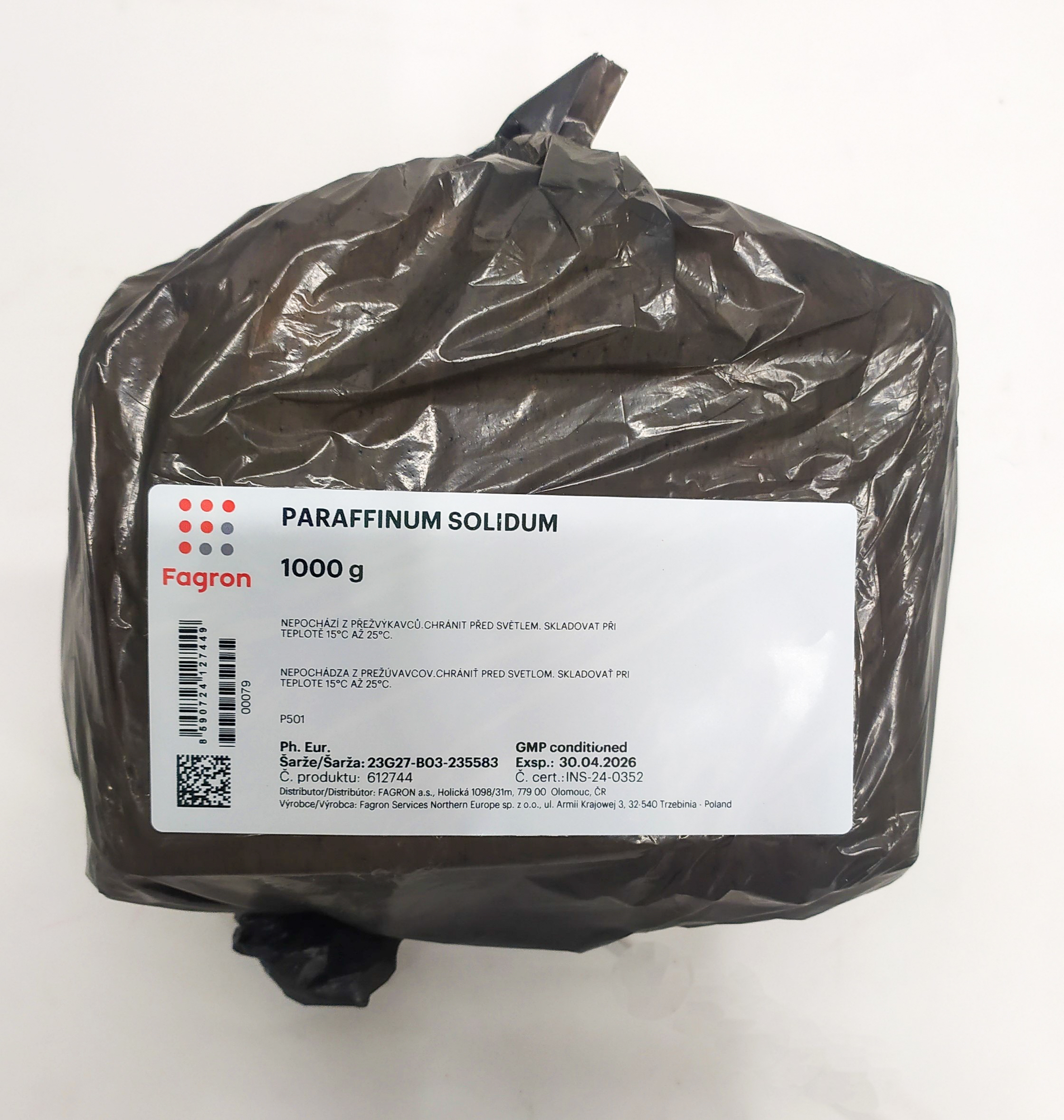 Paraffinum solidum | Fagron a.s.