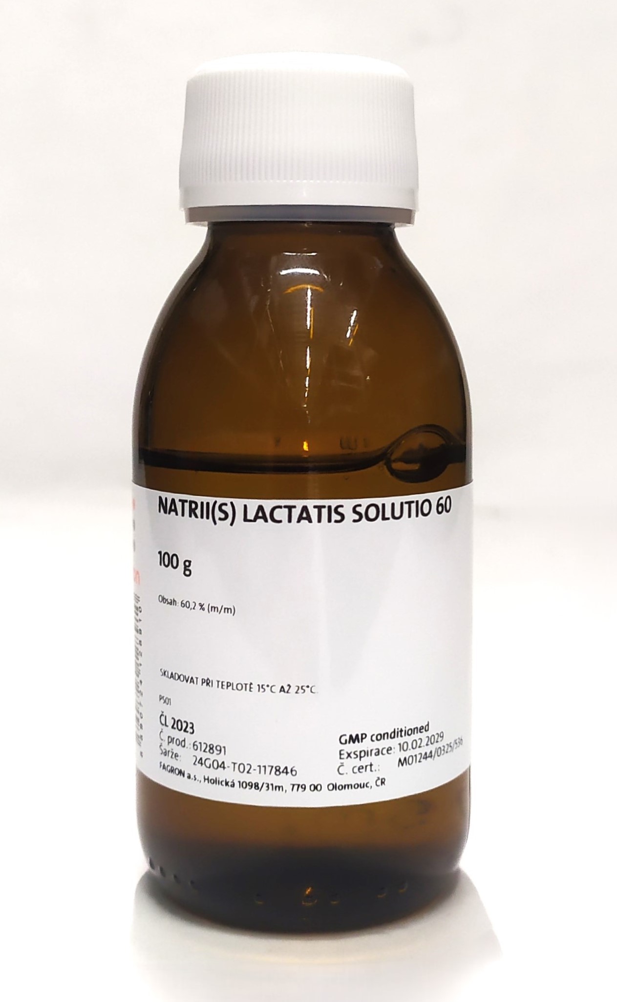 Natrii(S) lactatis solutio 60 | Fagron a.s.