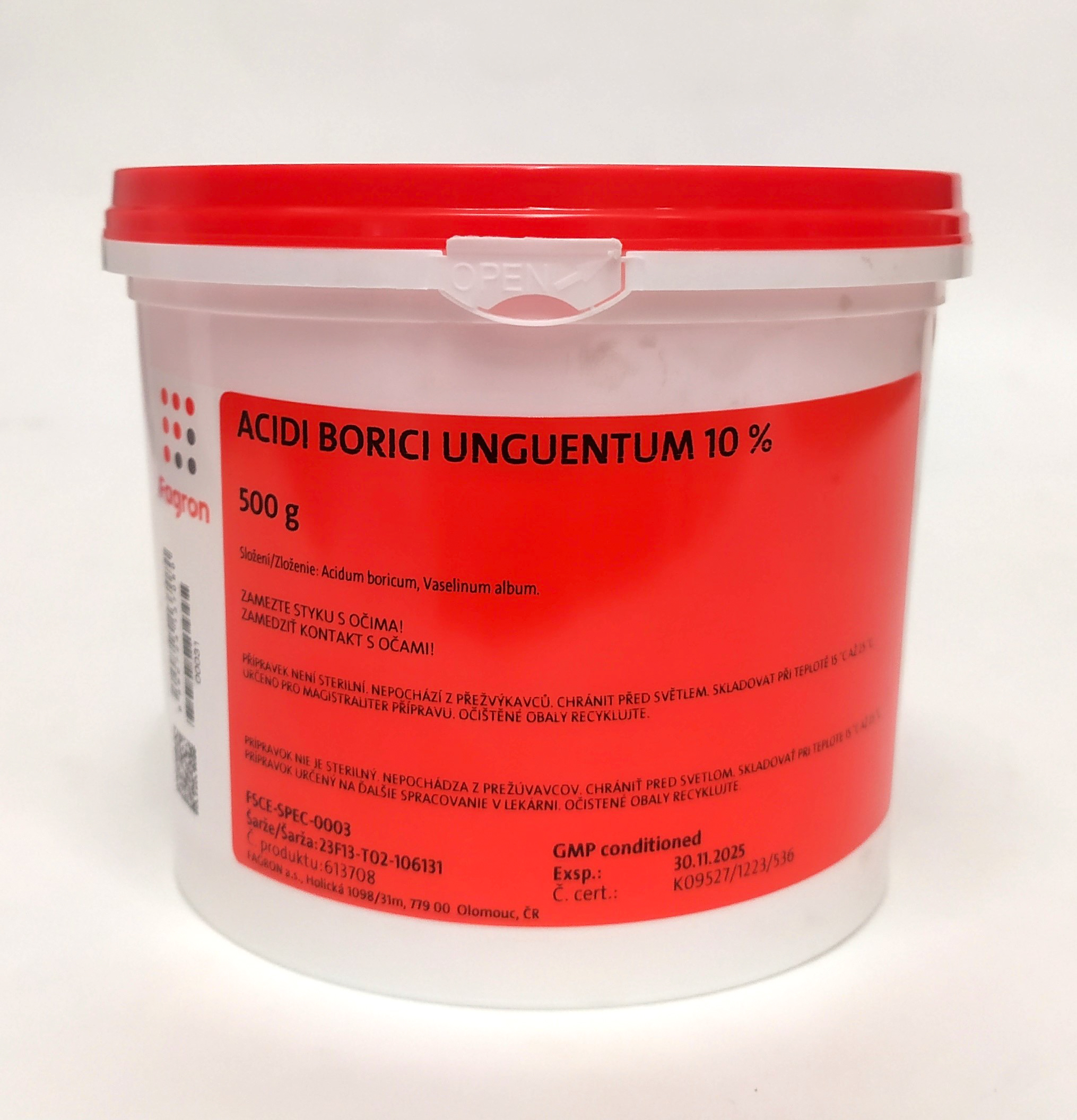 Acidi borici unguentum 10 % | Fagron a.s.