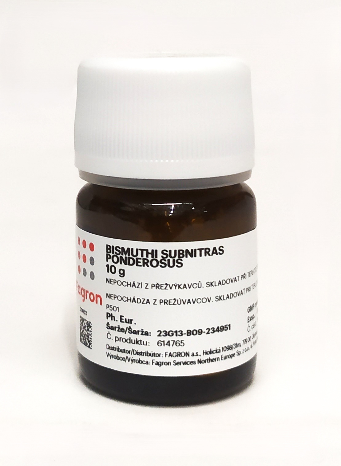 Bismuthi subnitras ponderosus | Fagron a.s.